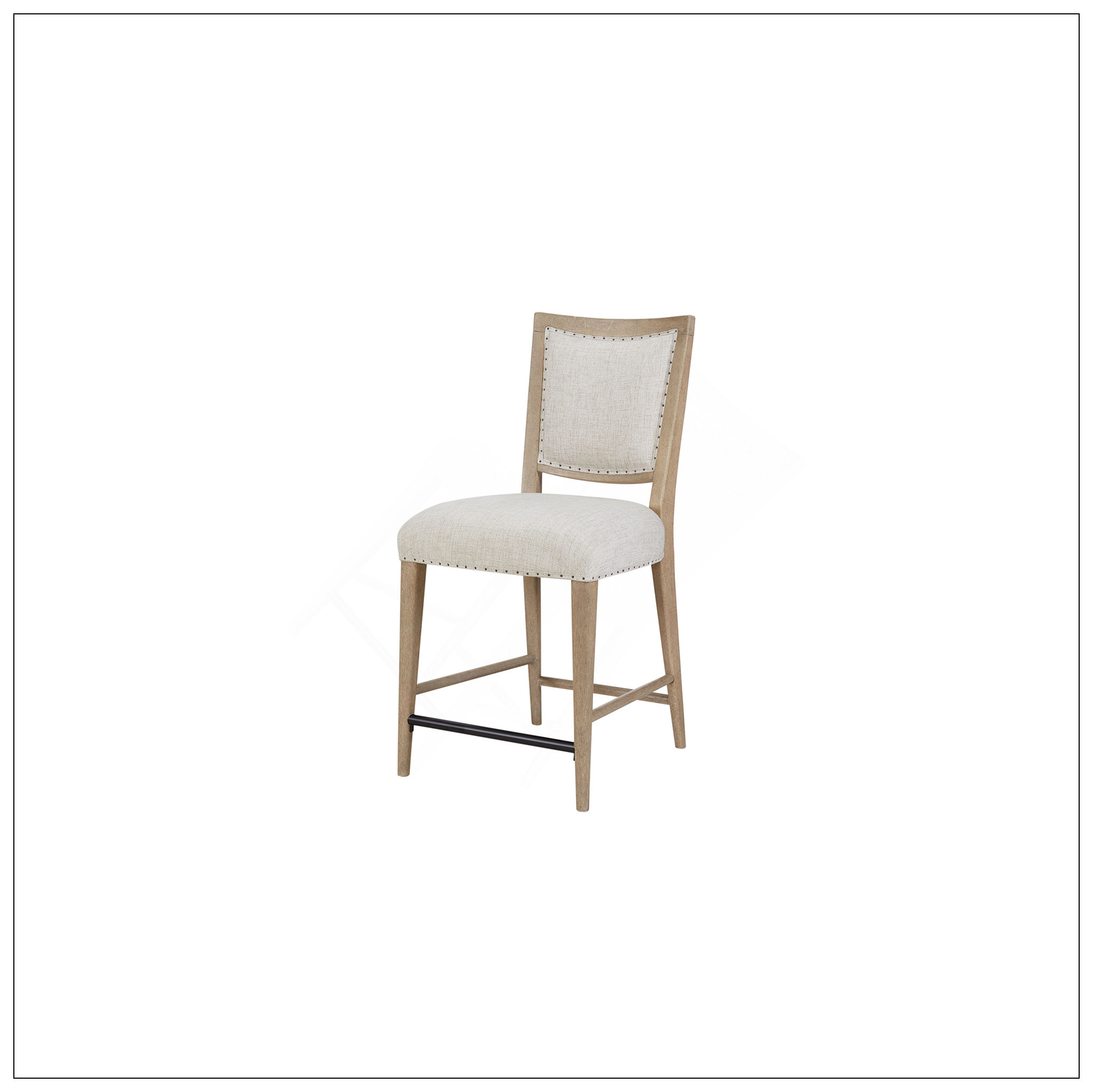 Wildon Home® Counter Stool In Sand Colored Finish Set Of 2 | Wayfair