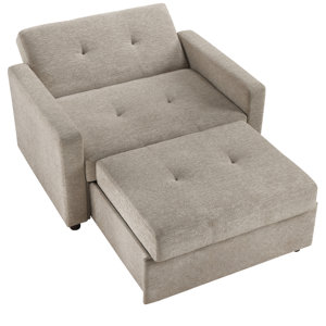 Latitude Run® Lida 49" Wide Convertible Pull Out Sleeper Chair ...