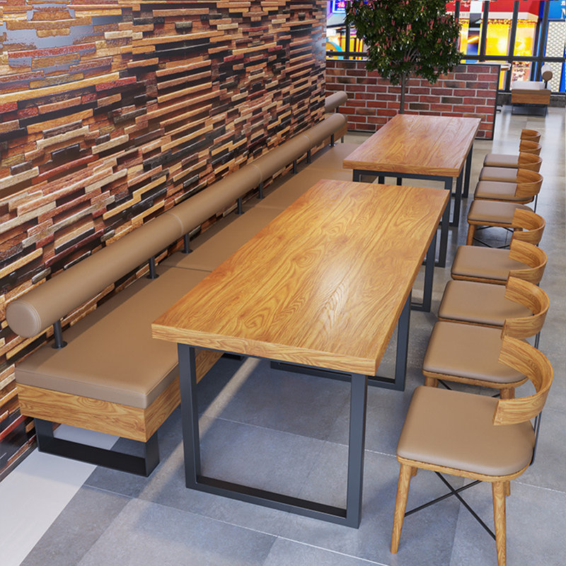 Canadian Linen High-end Simple Cafe Restaurant Card Benches Storage ...