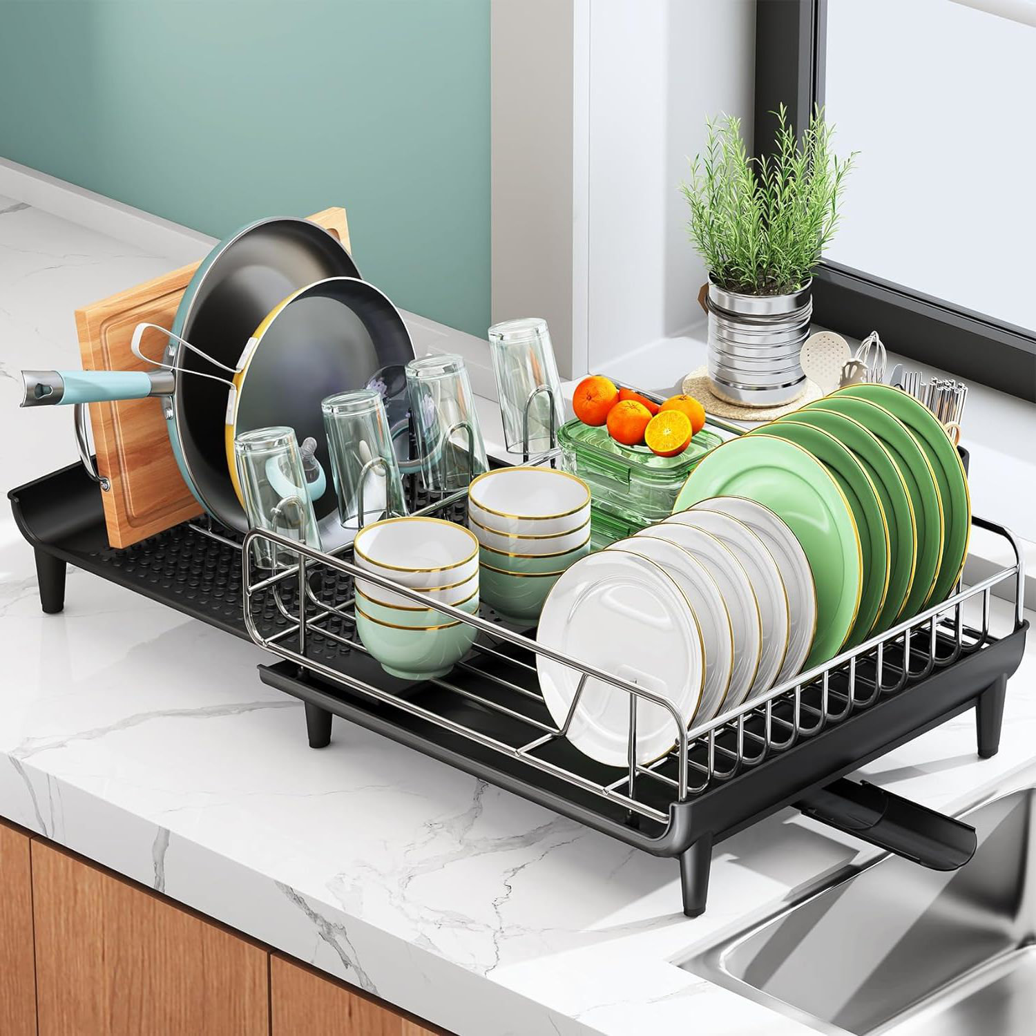 Two trees make a forest Dish Drying Rack - Expandable Dish Rack For ...