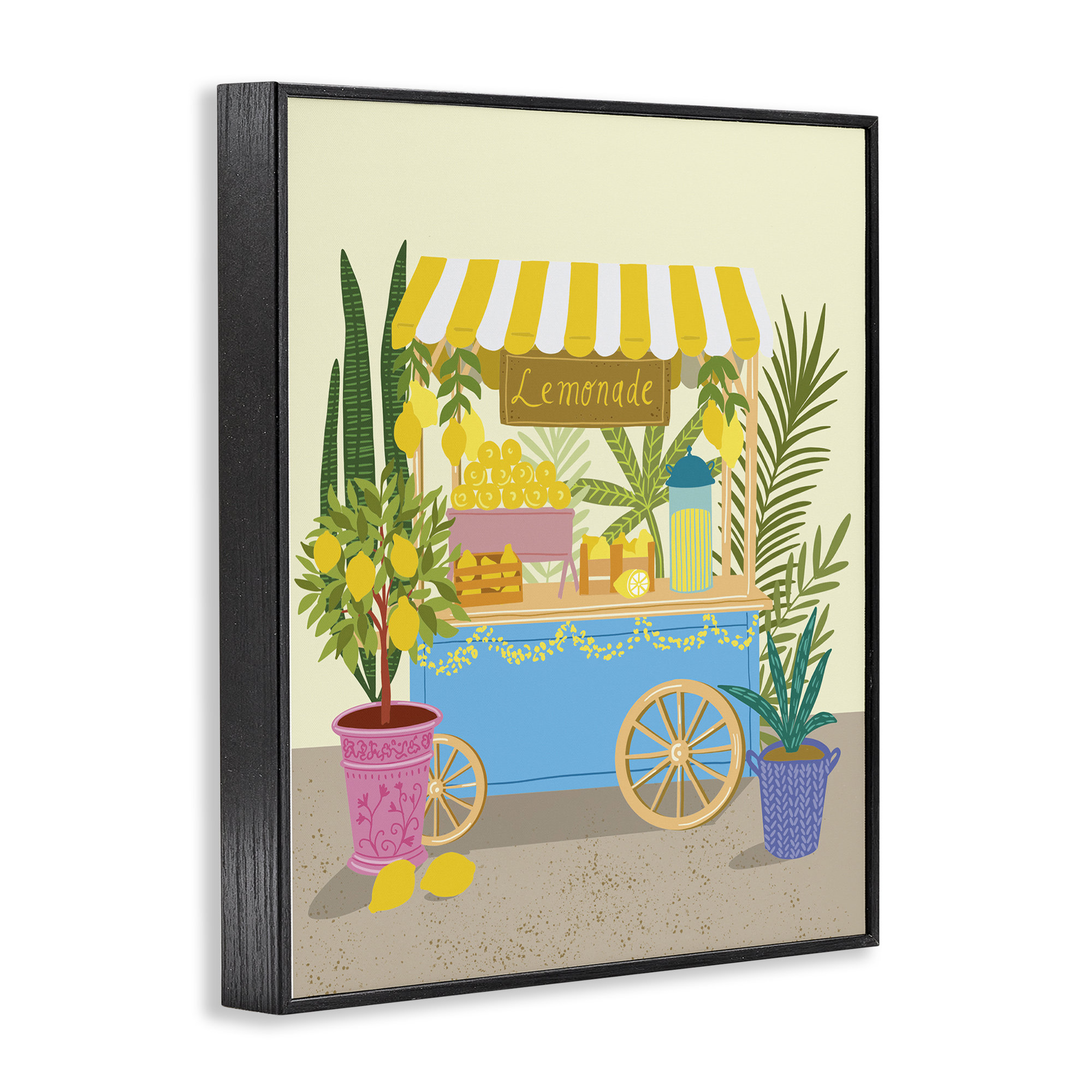 Dakota Fields Food Market Lemonade Stand Giclee Art by Jo Reid | Wayfair
