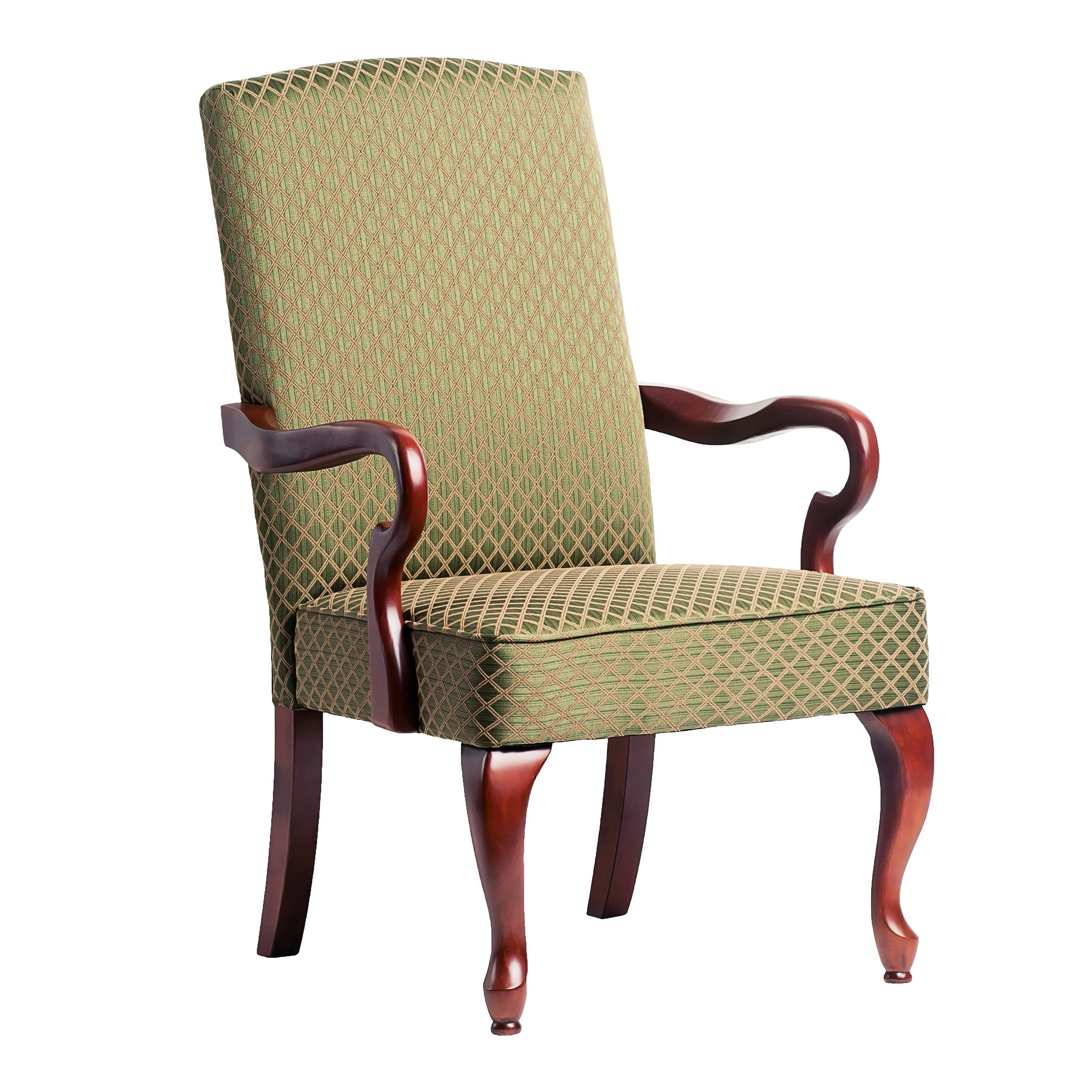 Canora Grey Diamond Armchair With Solid Wood Construction Arm Chair ...