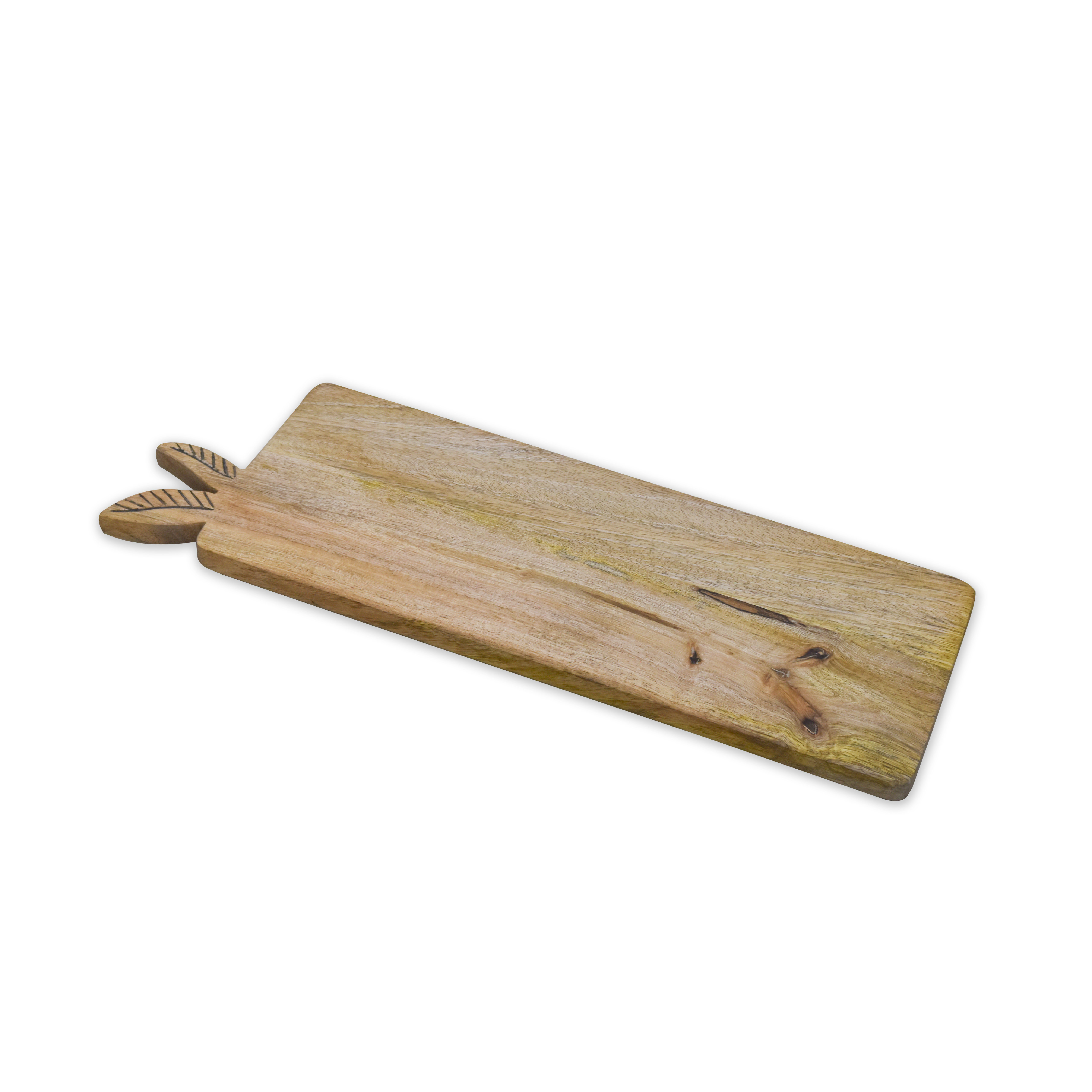 Millwood Pines Leaf Mango Wooden Cheese Platter | Wayfair