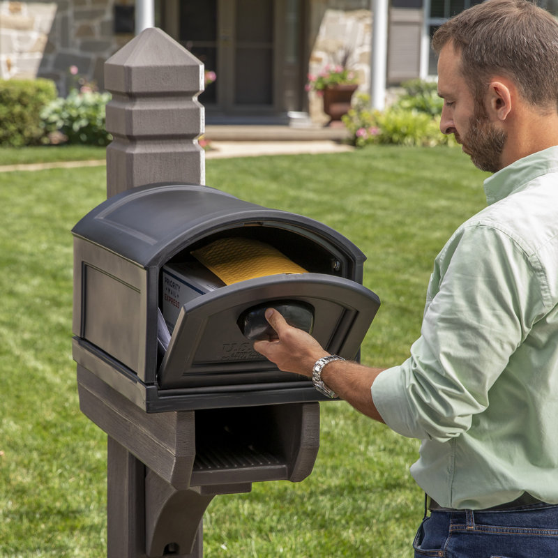 Step2 Lakewood Extra Large Post Mounted Mailbox & Reviews | Wayfair