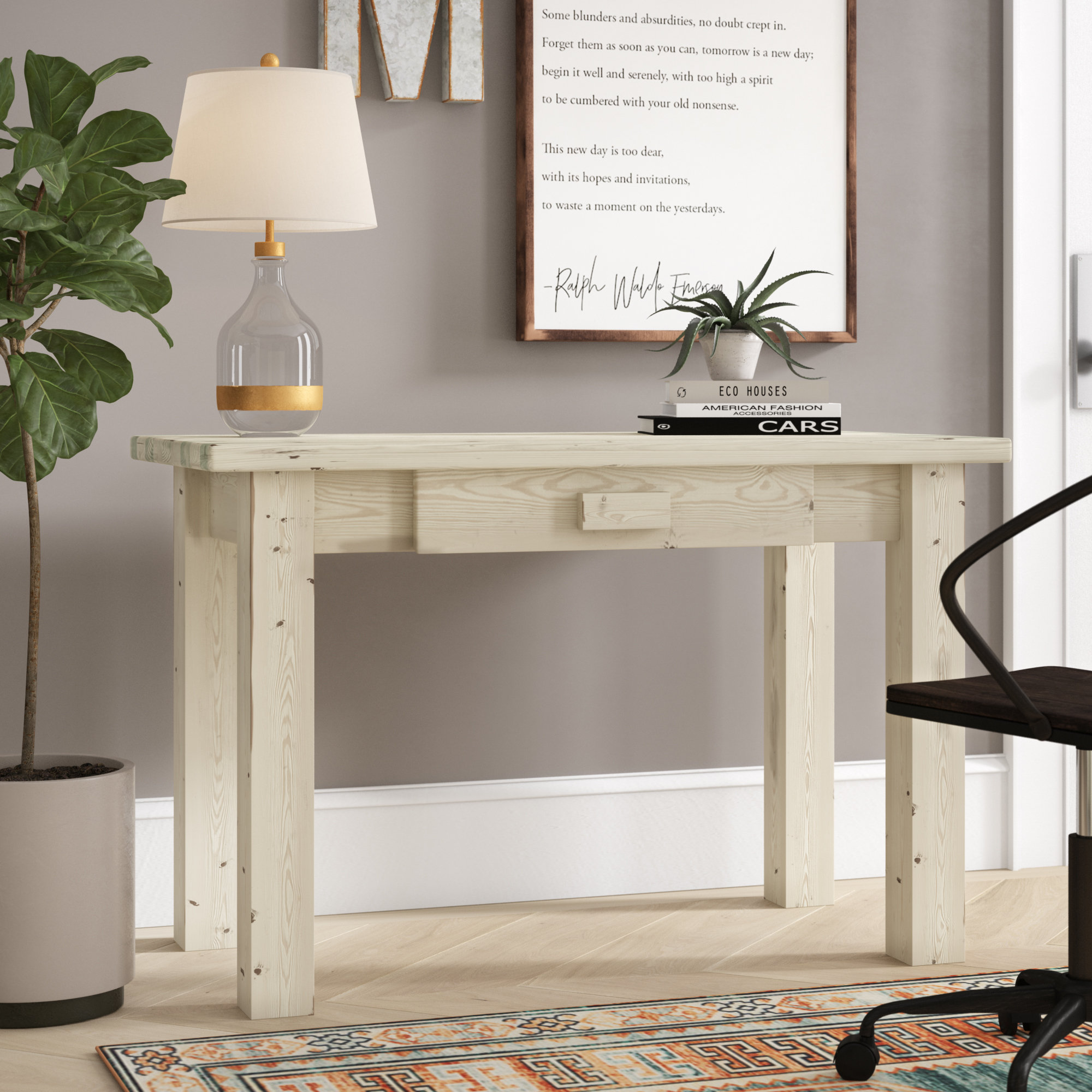 Loon Peak® Homestead Collection 48" Writing Desk & Reviews | Wayfair