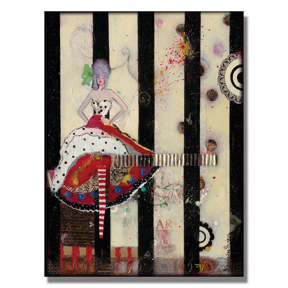 Trademark Fine Art 'Meet Flowers' by Alexandra Rey Painting Print on ...