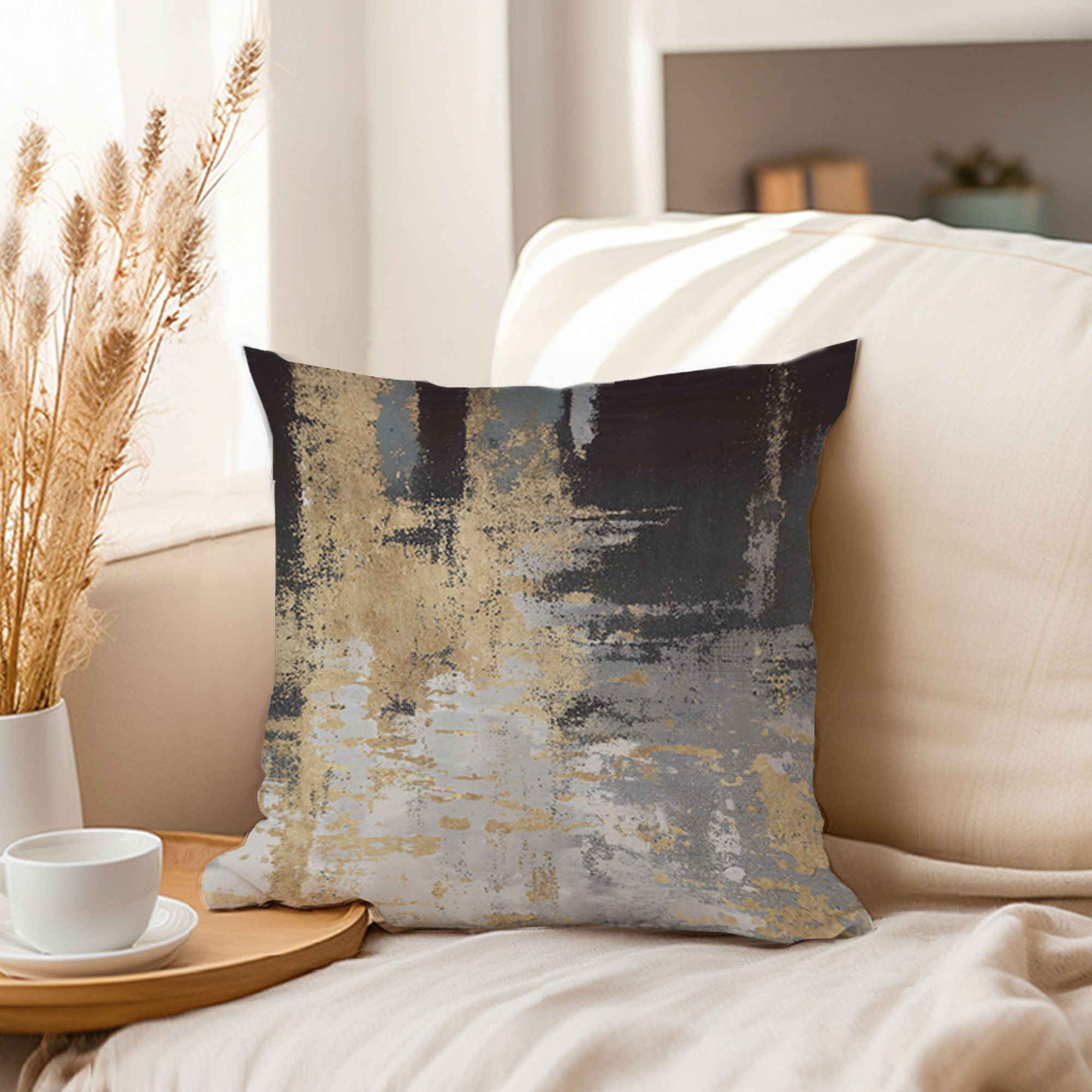 Ethan Taylor Abstract Synchronicity of Color Paint Brush Strokes Modern ...