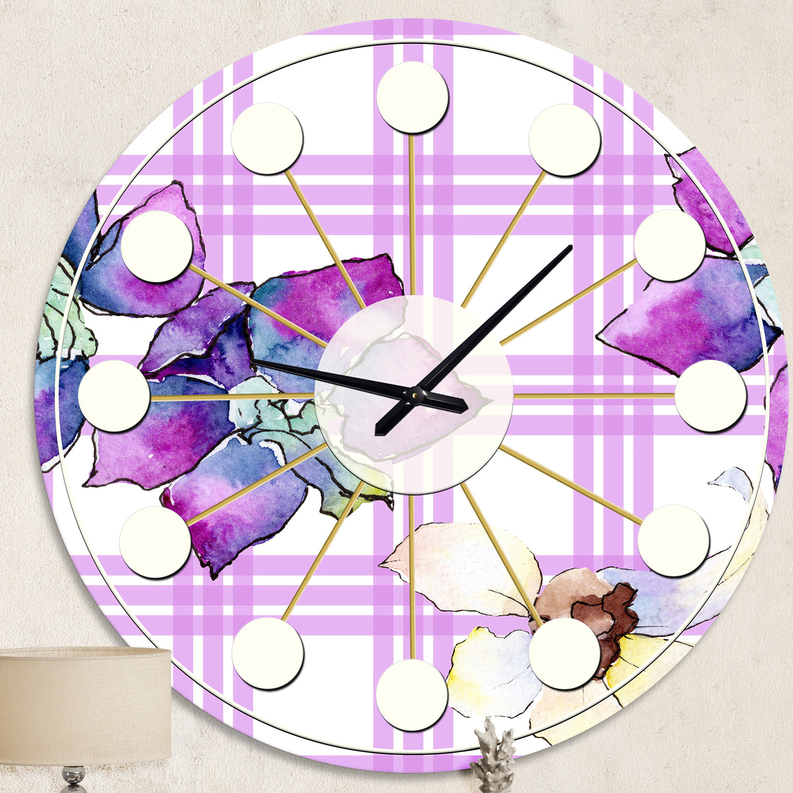 East Urban Home Floral Botanical Retro VII - Mid-Century Modern wall ...