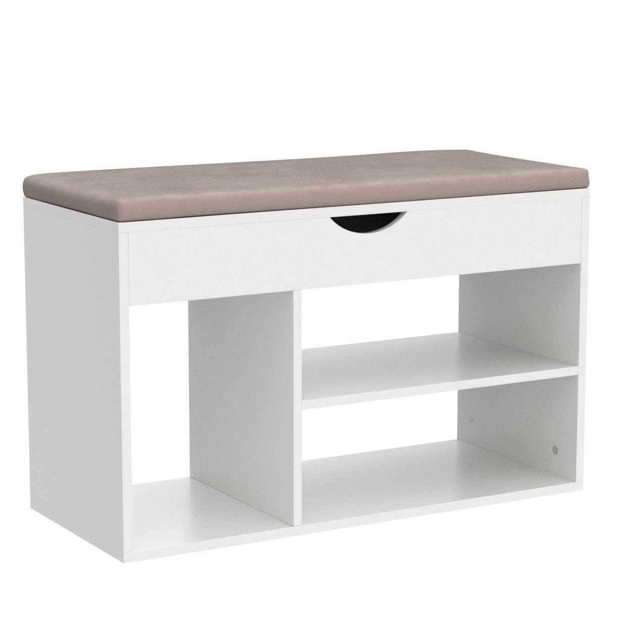 Latitude Run® 2-Tier Shoe Rack, White | Wayfair