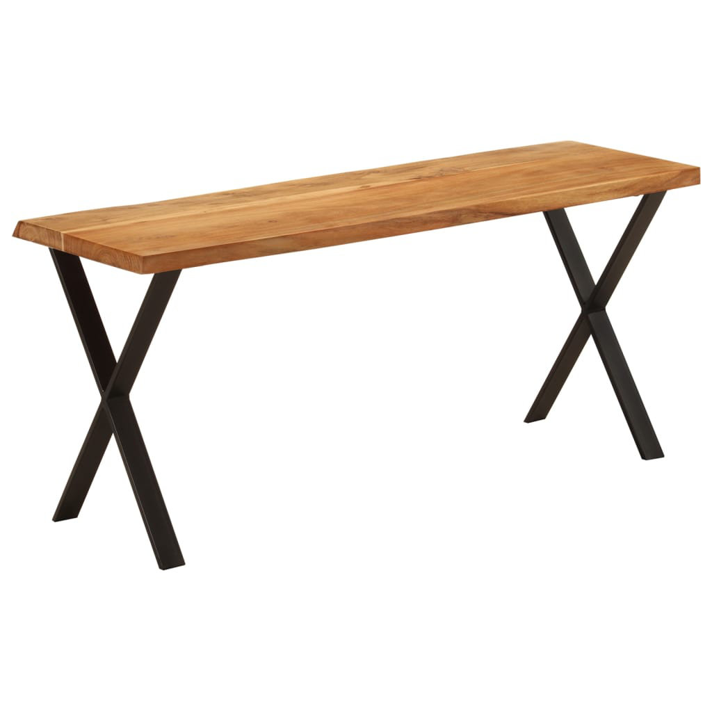 VidaXL Borough Wharf Bench With 105 Cm Solid Wood Acacia | Wayfair