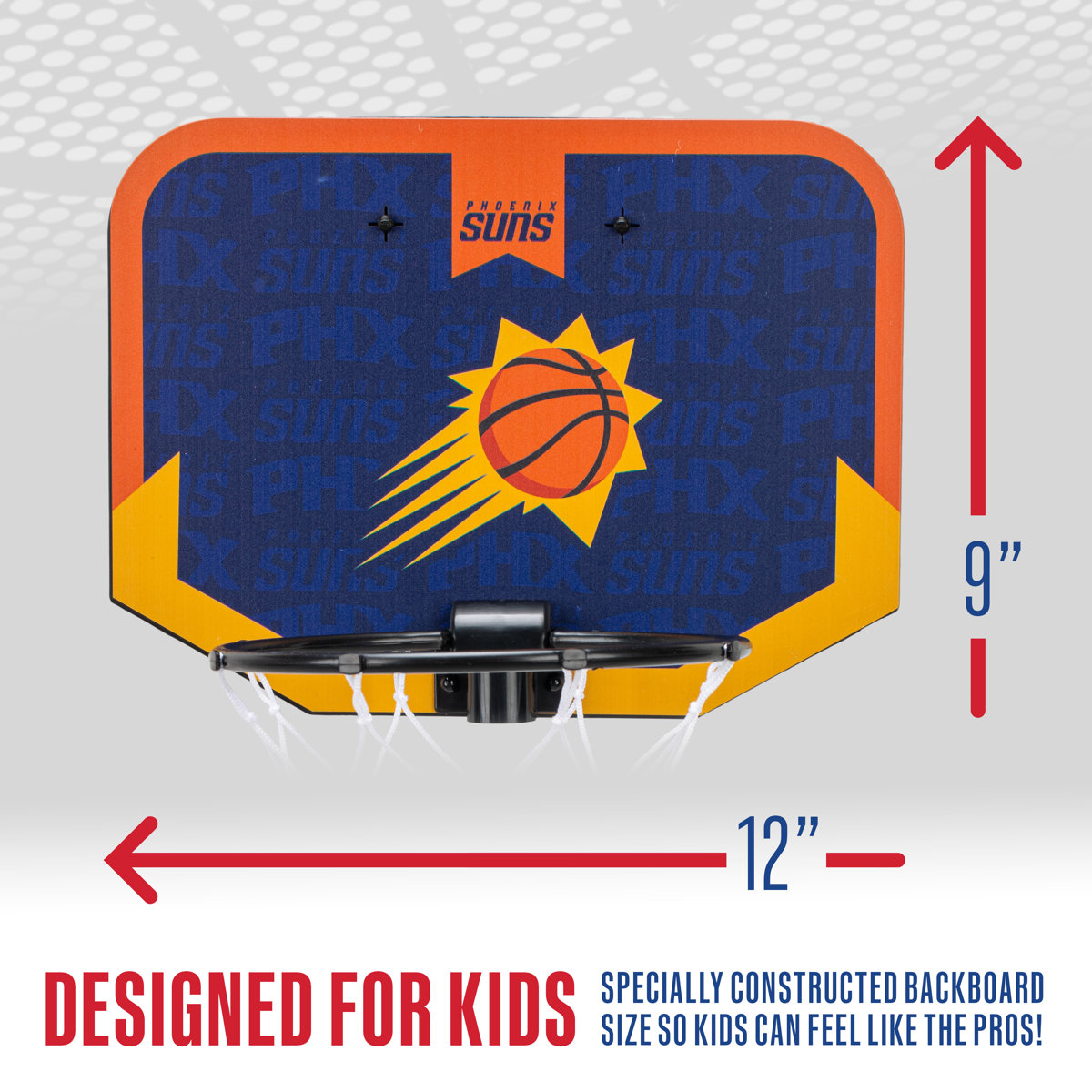 Franklin Sports NBA Phoenix Suns Mini Over the Door Basketball Hoop ...