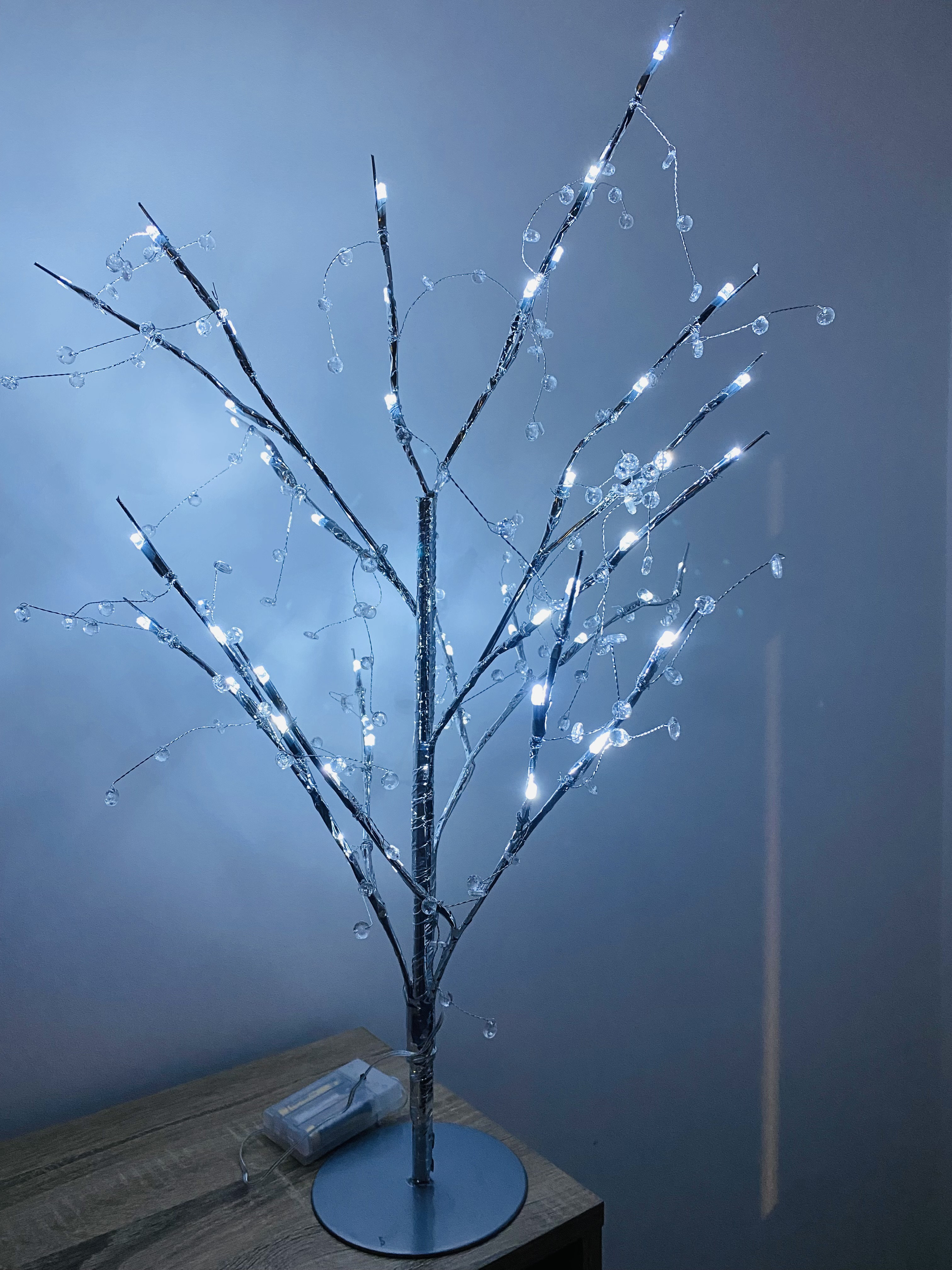 The Seasonal Aisle 48 Pre-lit Jewelled Twig Tree Lighted Trees ...