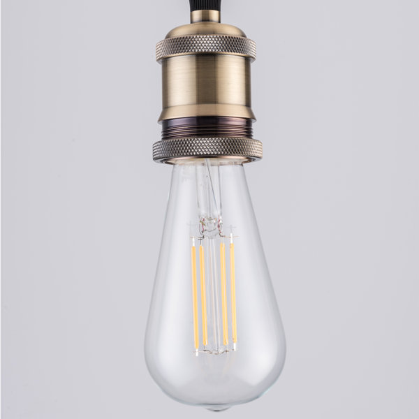 Wayfair Basics™ 60W Equivalent ST64 E27/Medium (European) Dimmable ...