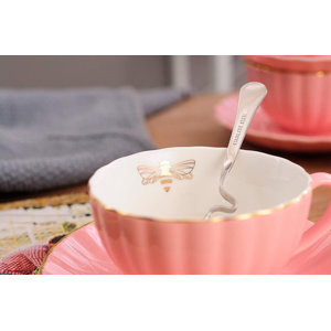 Rosdorf Park Porcelain Tea Set, Coffee Cup/Teacup set, 17-Pieces | Wayfair