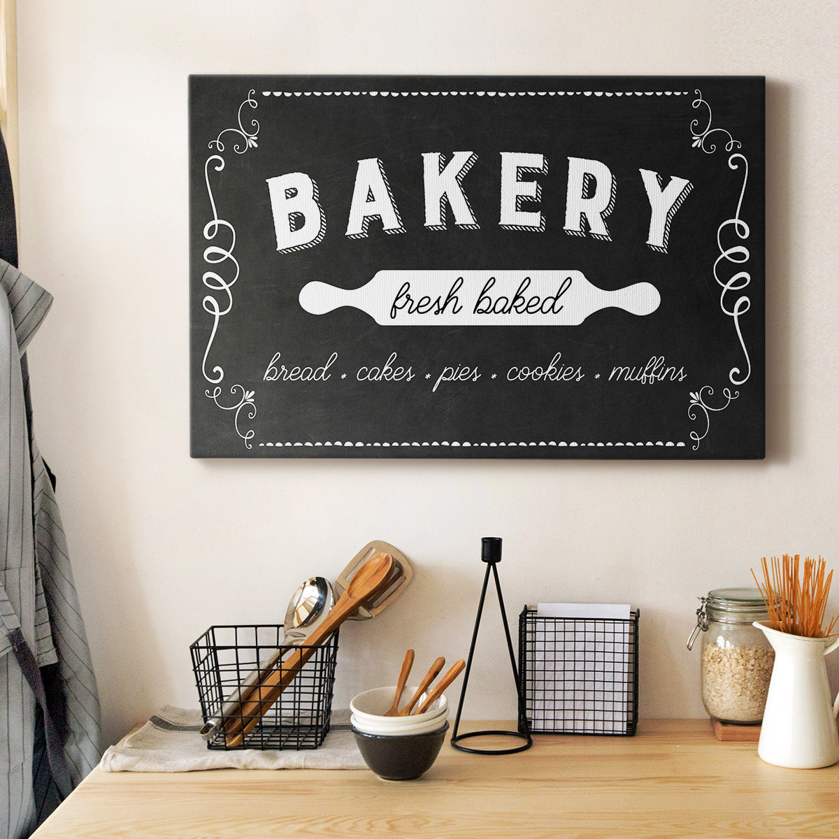 Ophelia & Co. Bakery Premium Gallery Wrapped Canvas - Ready to Hang ...