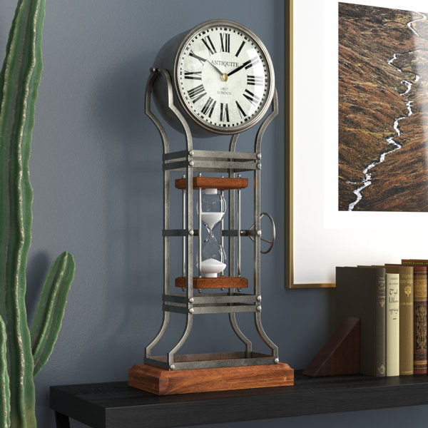 Silver Mantel & Tabletop Clocks You'll Love | Wayfair