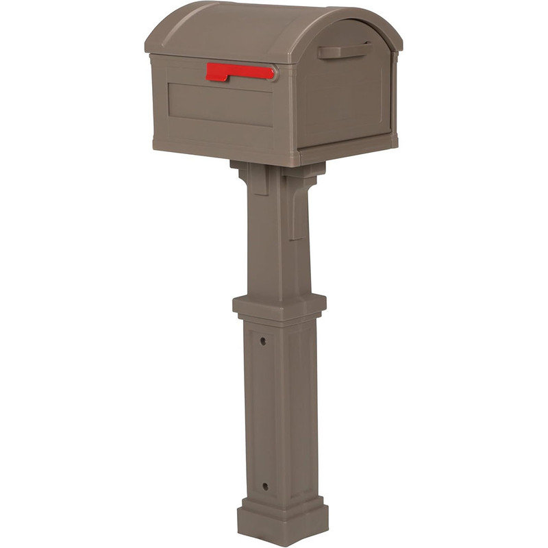 ZILNOX Heavy-Duty Mailboxes Grand Haven Plastic Mailbox, Rust-proof ...