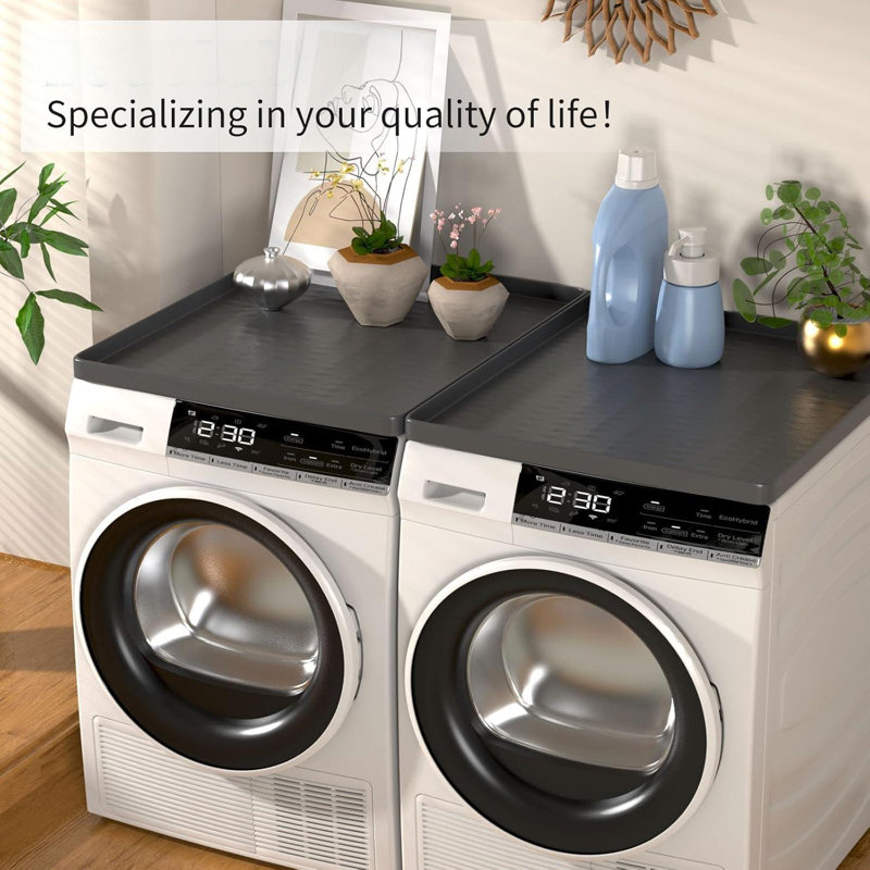 Elaine Mercure Washer And Dryer Covers For The Top,Rubber Non-Slip ...
