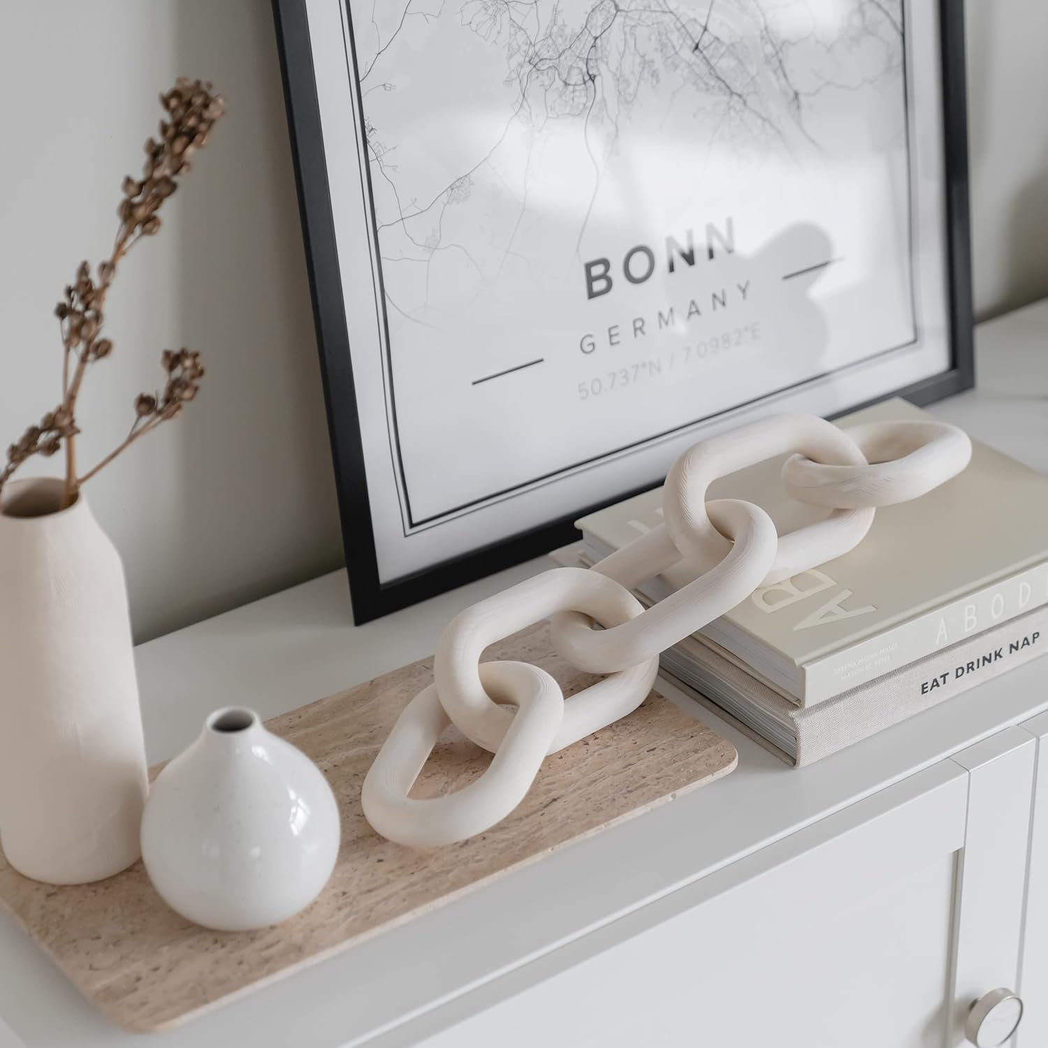 Latitude Run® Wood Chain Link Decor | Wayfair