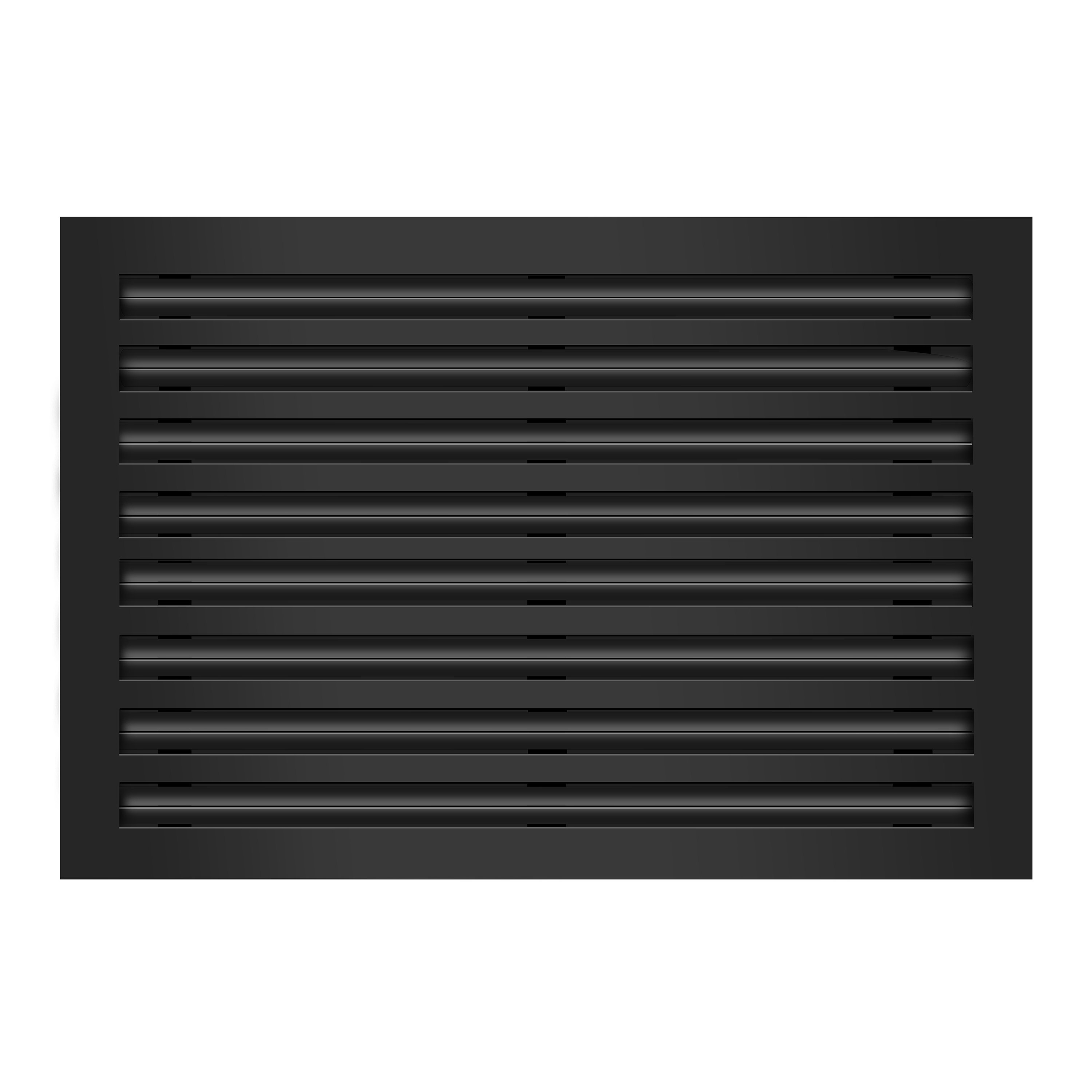 Texas Buildmart BUILDMART - 24x16 Black Modern AC Vent Cover - Standard ...