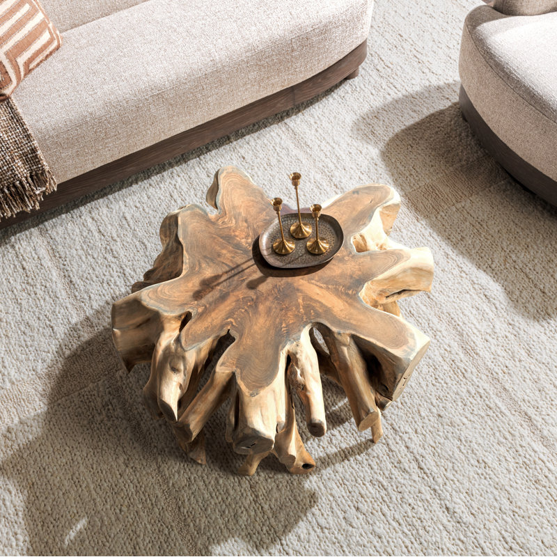 Classic Home Cypress Teak Root Wood Coffee Table | Perigold