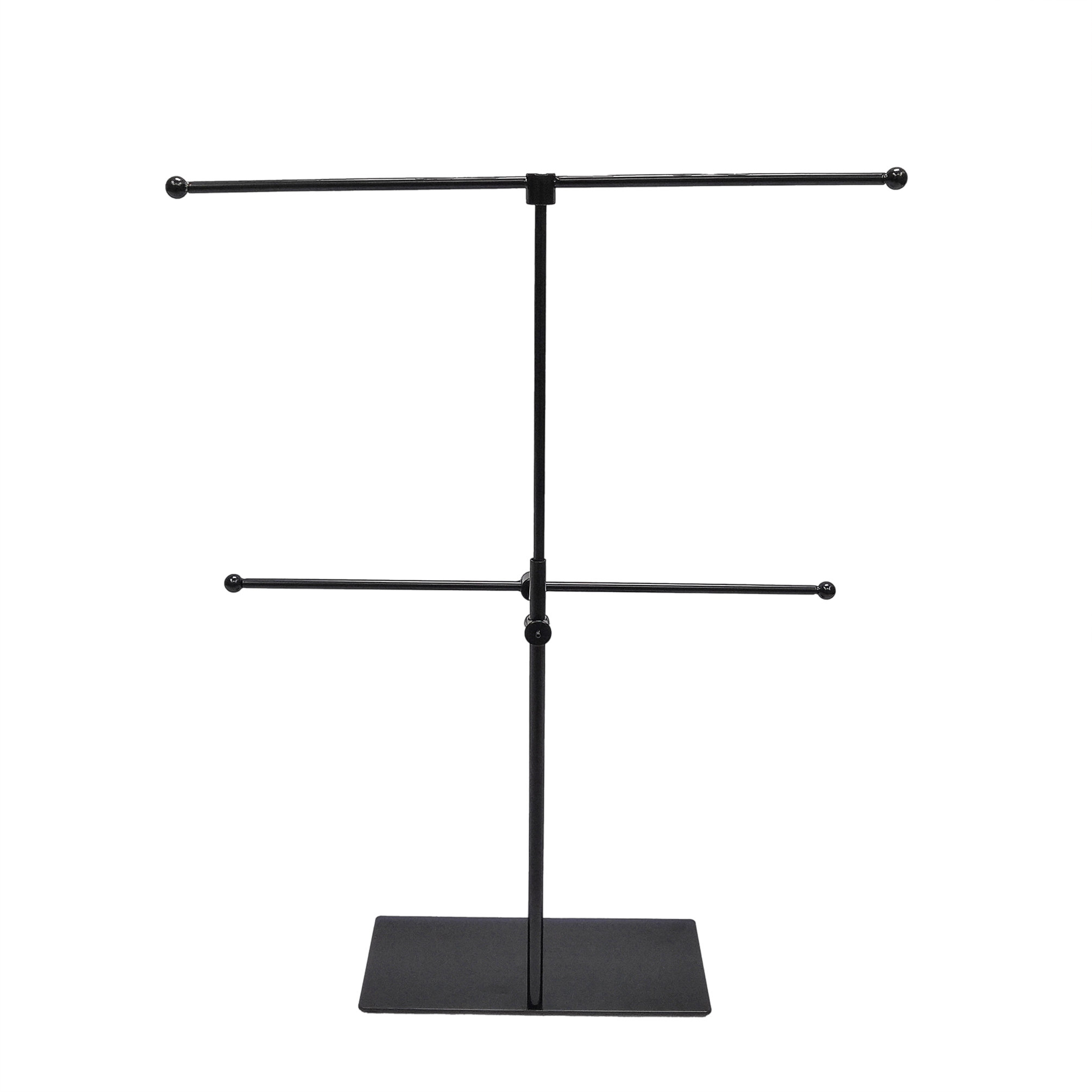 Rebrilliant Height Adjustable Metal 2 Tier Tabletop Jewellery Stand ...