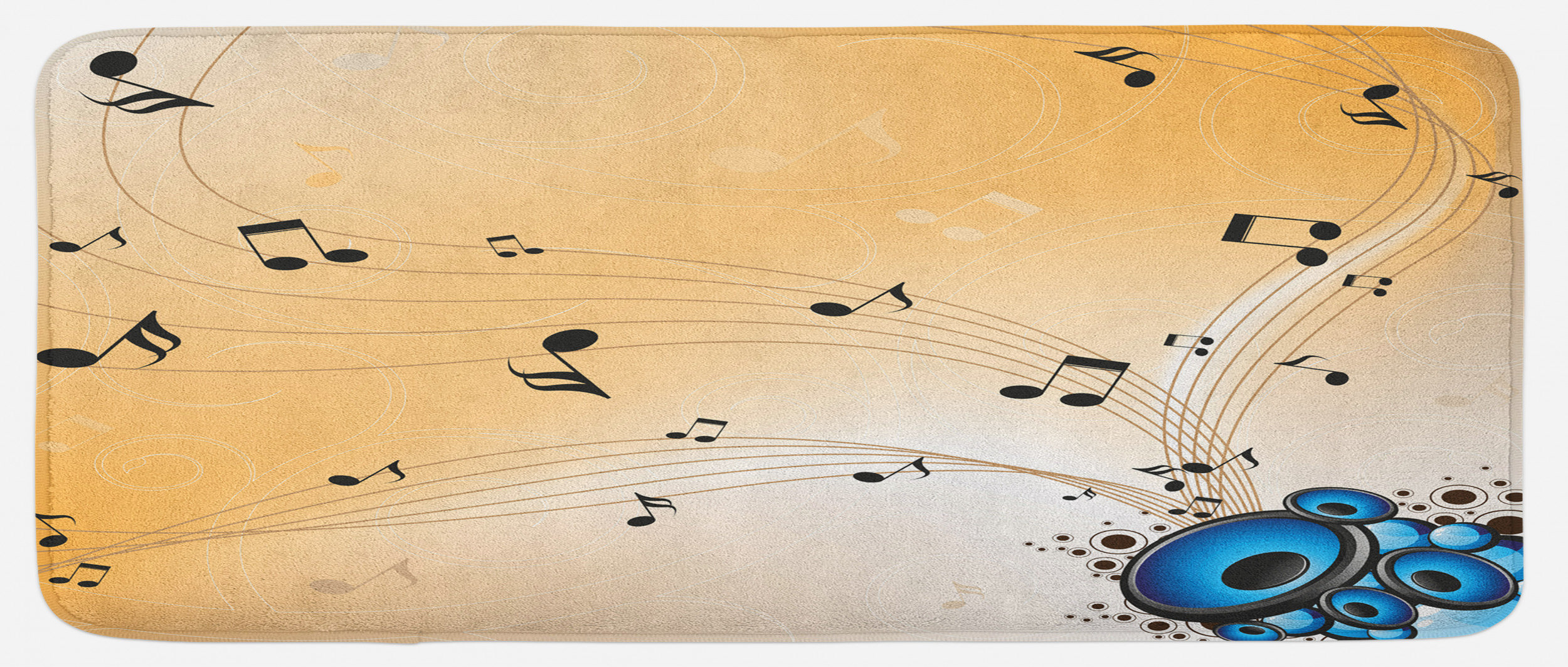 East Urban Home Music Kitchen Mat | Wayfair