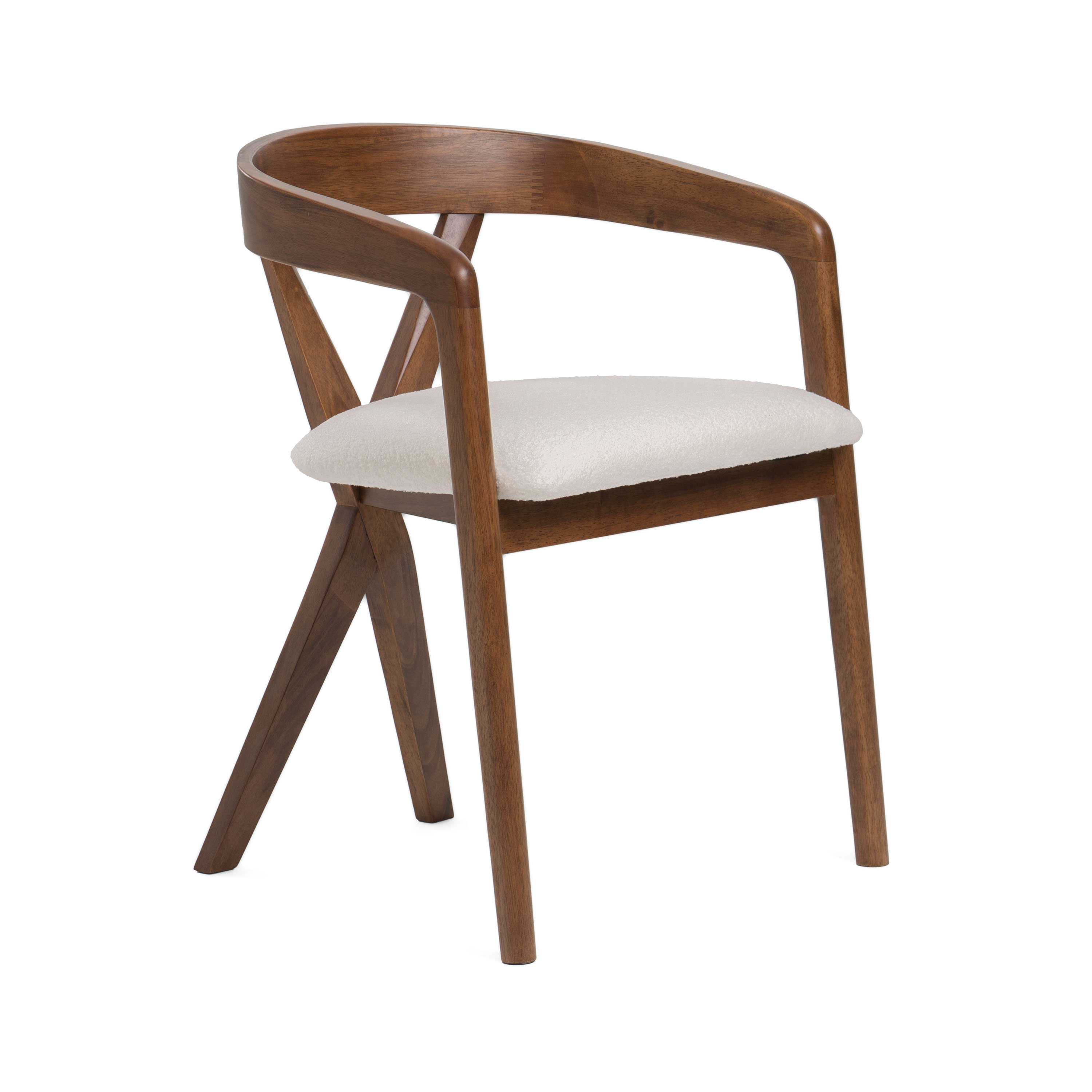 Joss & Main Greco Cross Back Arm Chair Dining Chair & Reviews | Joss & Main