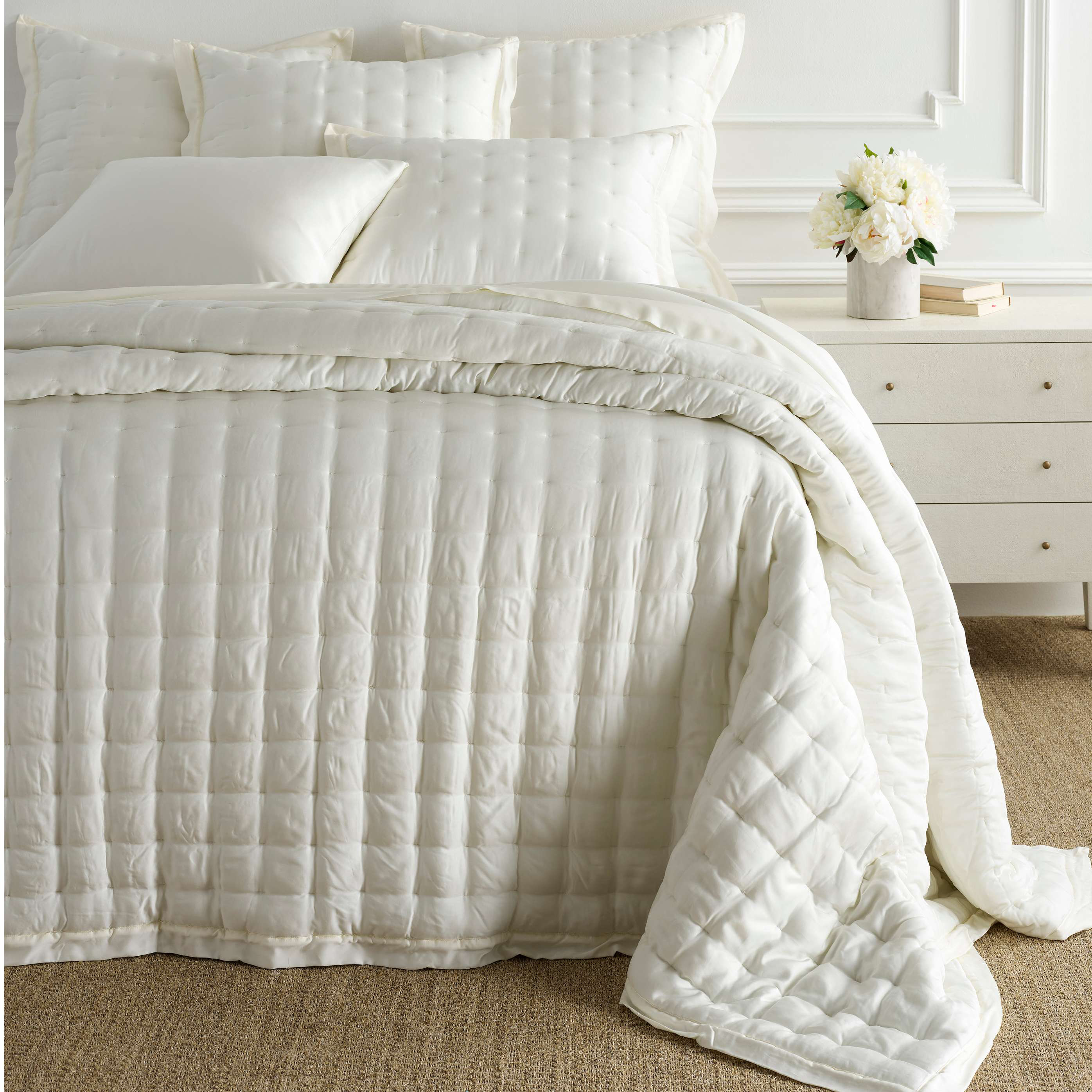 Pine Cone Hill Silken Solid Puff & Reviews | Wayfair