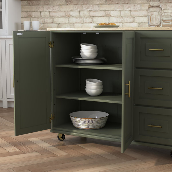 Lark Manor™ Arlonda Kitchen Cart & Reviews | Wayfair