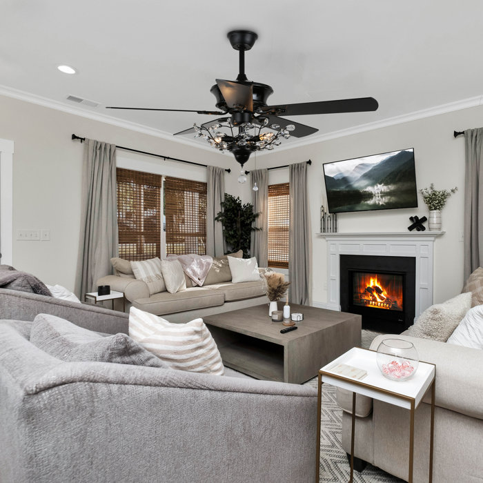 Rosdorf Park 52" Kemry 5 - Blade Standard with Light Kit Included | Wayfair