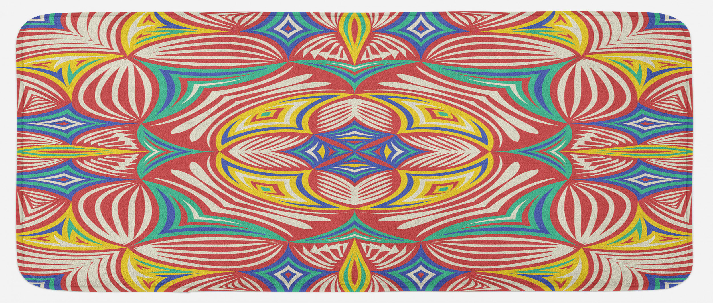 East Urban Home Colorful Kitchen Mat | Wayfair