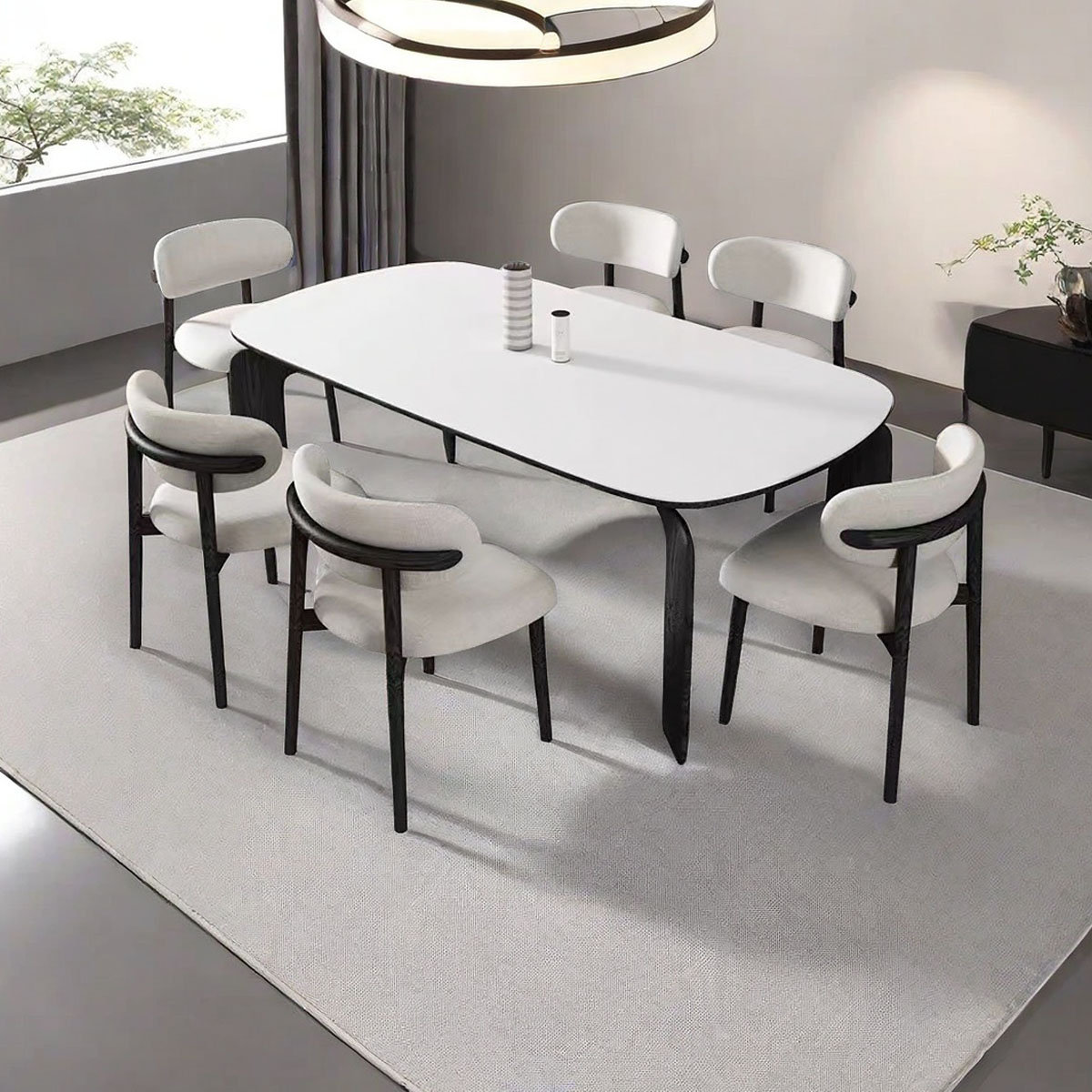 Animoe D Furniture Retro Rock-Solid Dining Table | Wayfair