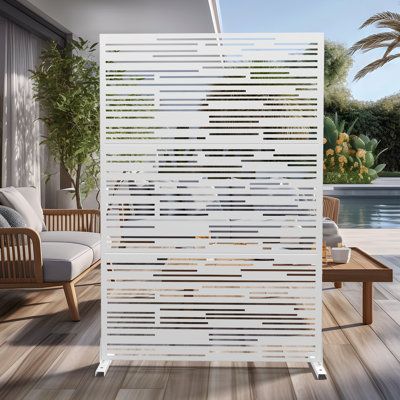 Dovelina Outdoor Metal Privacy Screen & Reviews | Wayfair