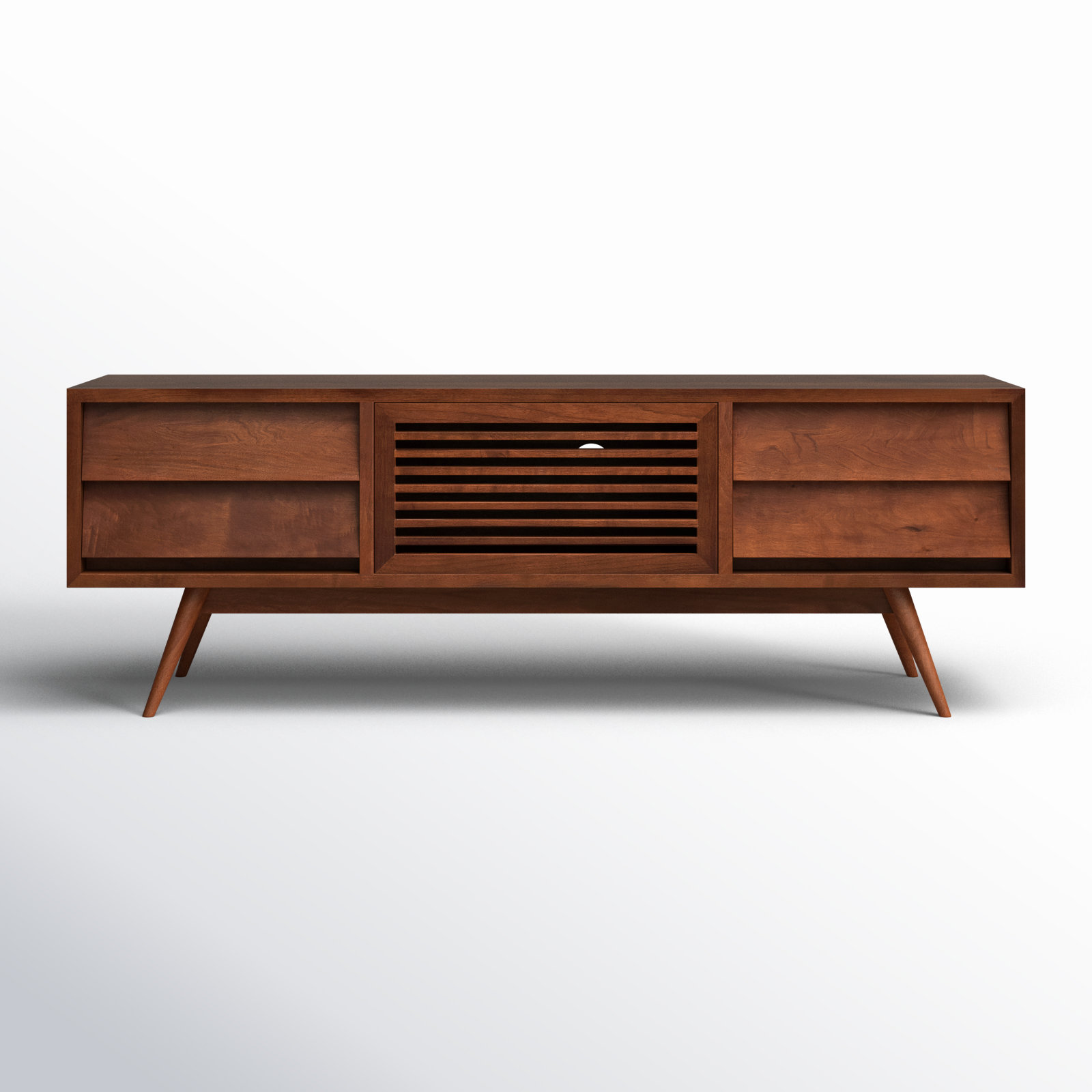 AllModern Virgo Solid Wood TV Stand for TVs up to 78" & Reviews | Wayfair