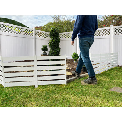 Vita 3 ft. H x 3 ft. W Vinyl Fencing | Wayfair