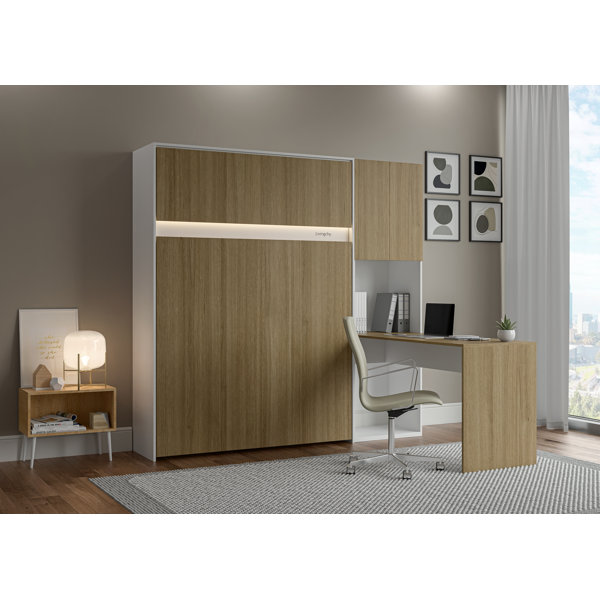 Hokku Designs Roland Murphy Bed With Desk & Reviews - Wayfair Canada