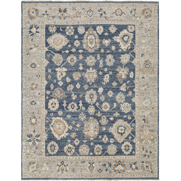 Canora Grey Rectangle Tolz Wool Area Rug | Wayfair