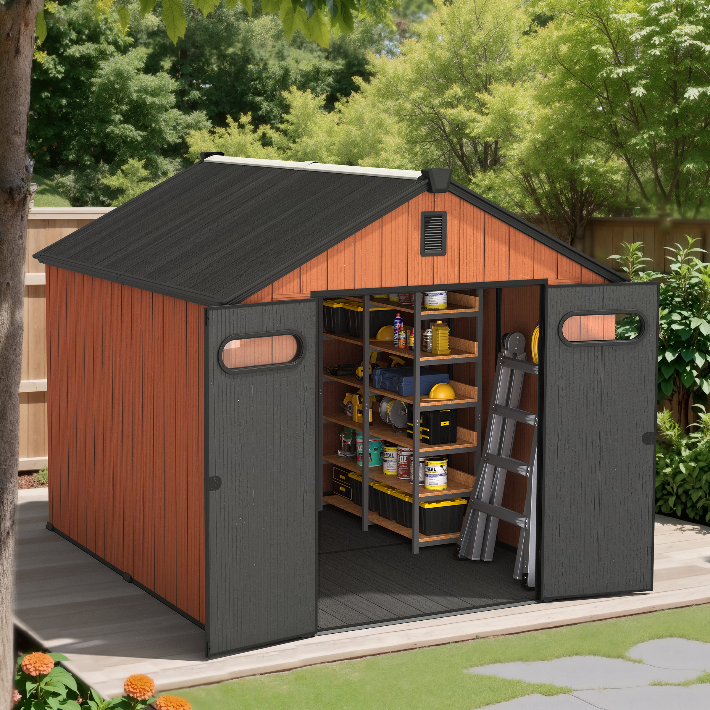 VredHom 8 Ft. W Outdoor Storage Shed - Wayfair Canada