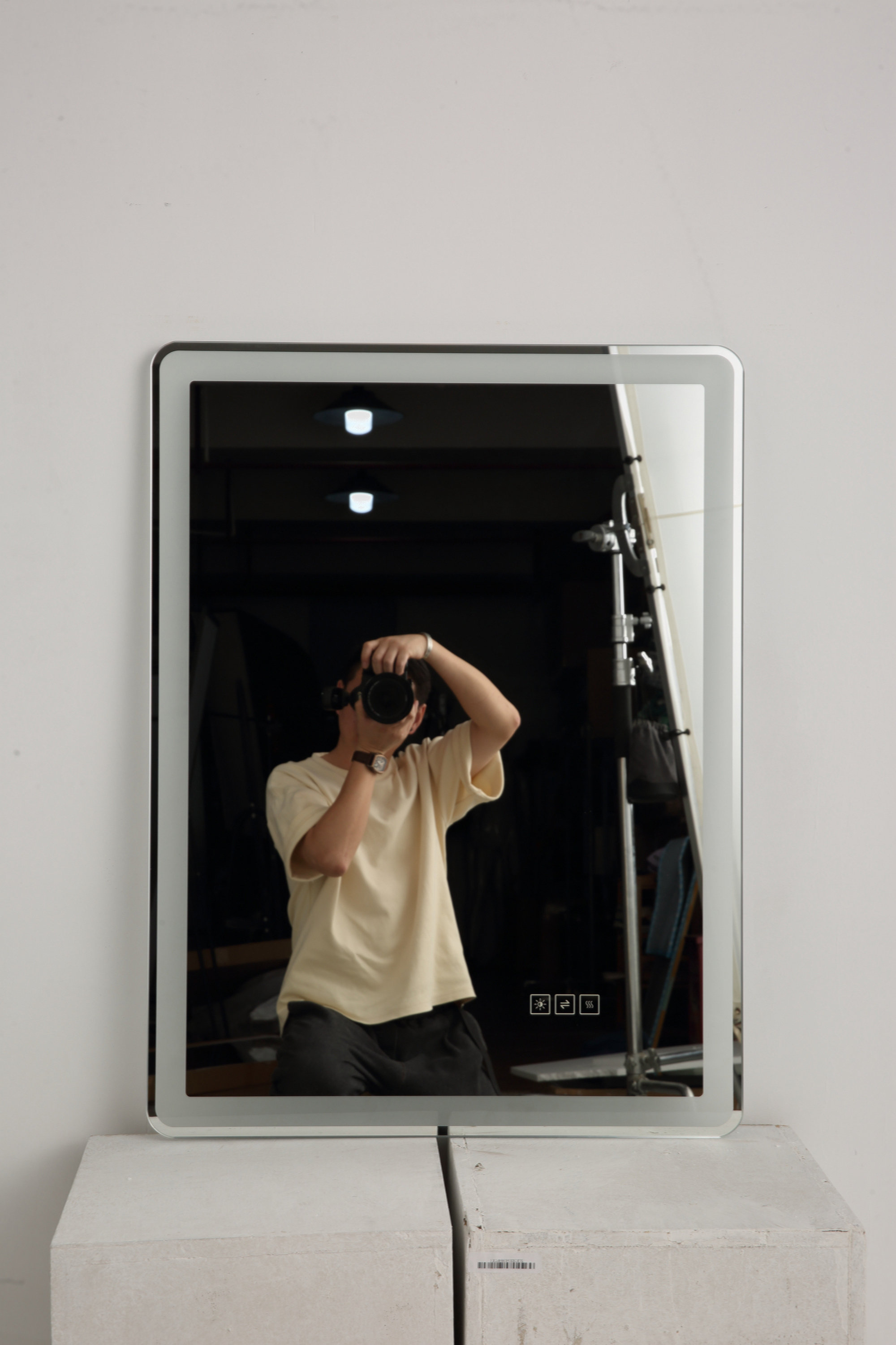 Ivy Bronx 40*24 Inch LED Bathroom Mirror Vanity Mirrors With Front ...