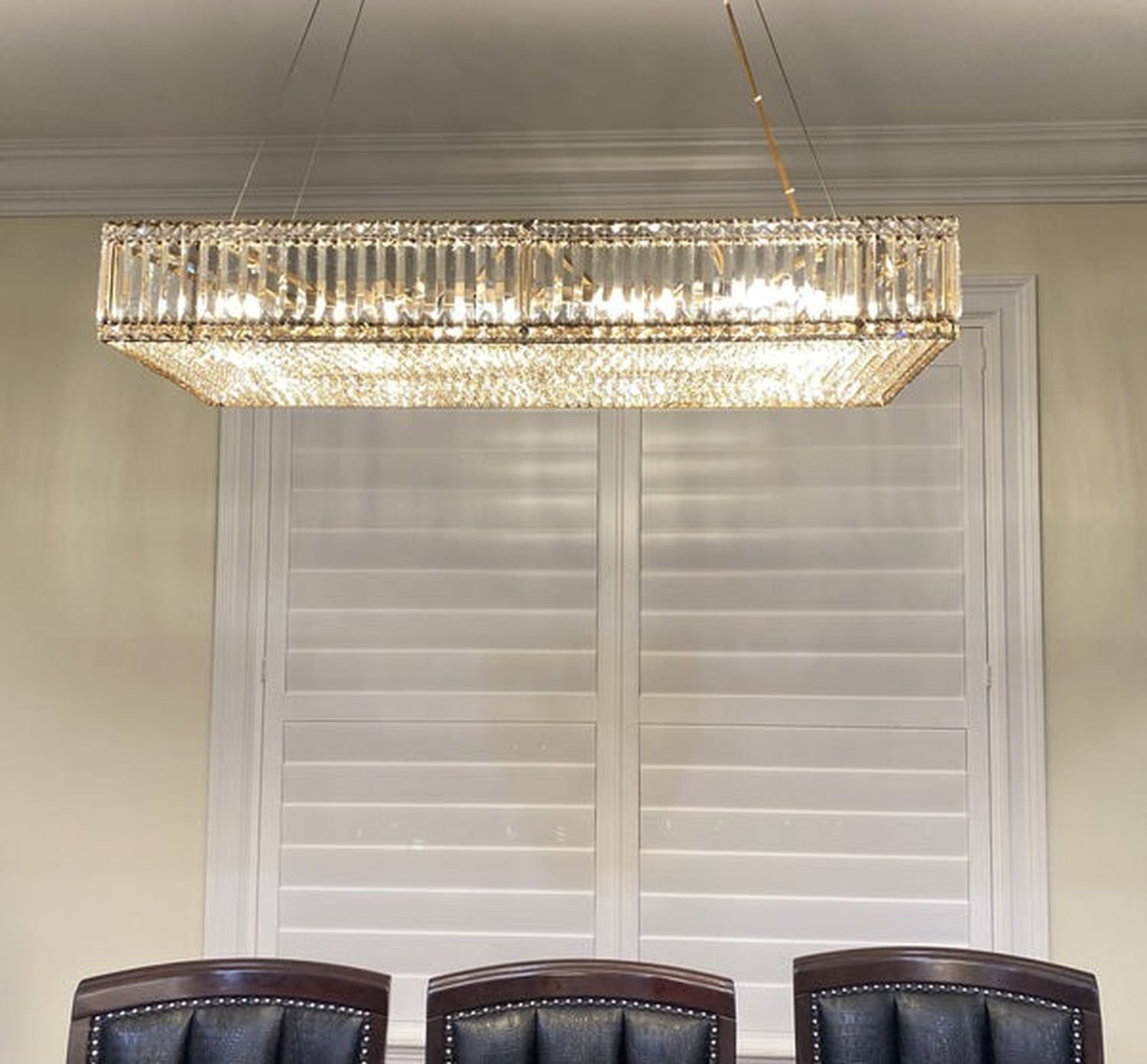 Rosdorf Park Kliton 8 - Light Dimmable Rectangle Chandelier | Wayfair