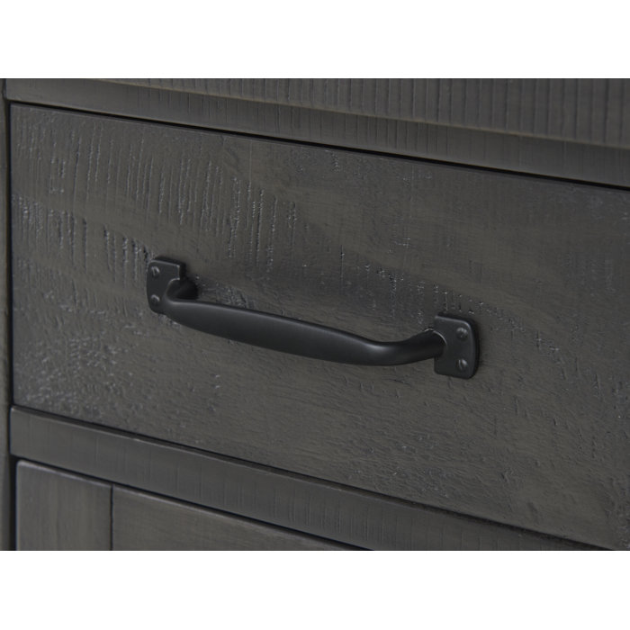 Gracie Oaks Jakendra Solid Wood End Table with Storage and Built-In ...