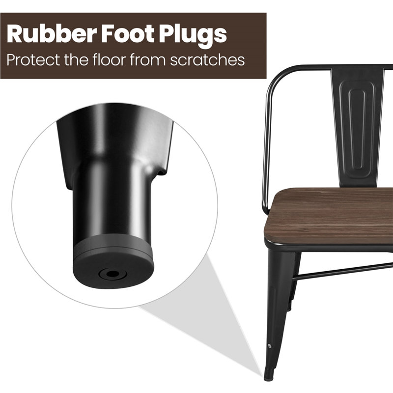 Williston Forge Chantiel Metal Bench & Reviews | Wayfair