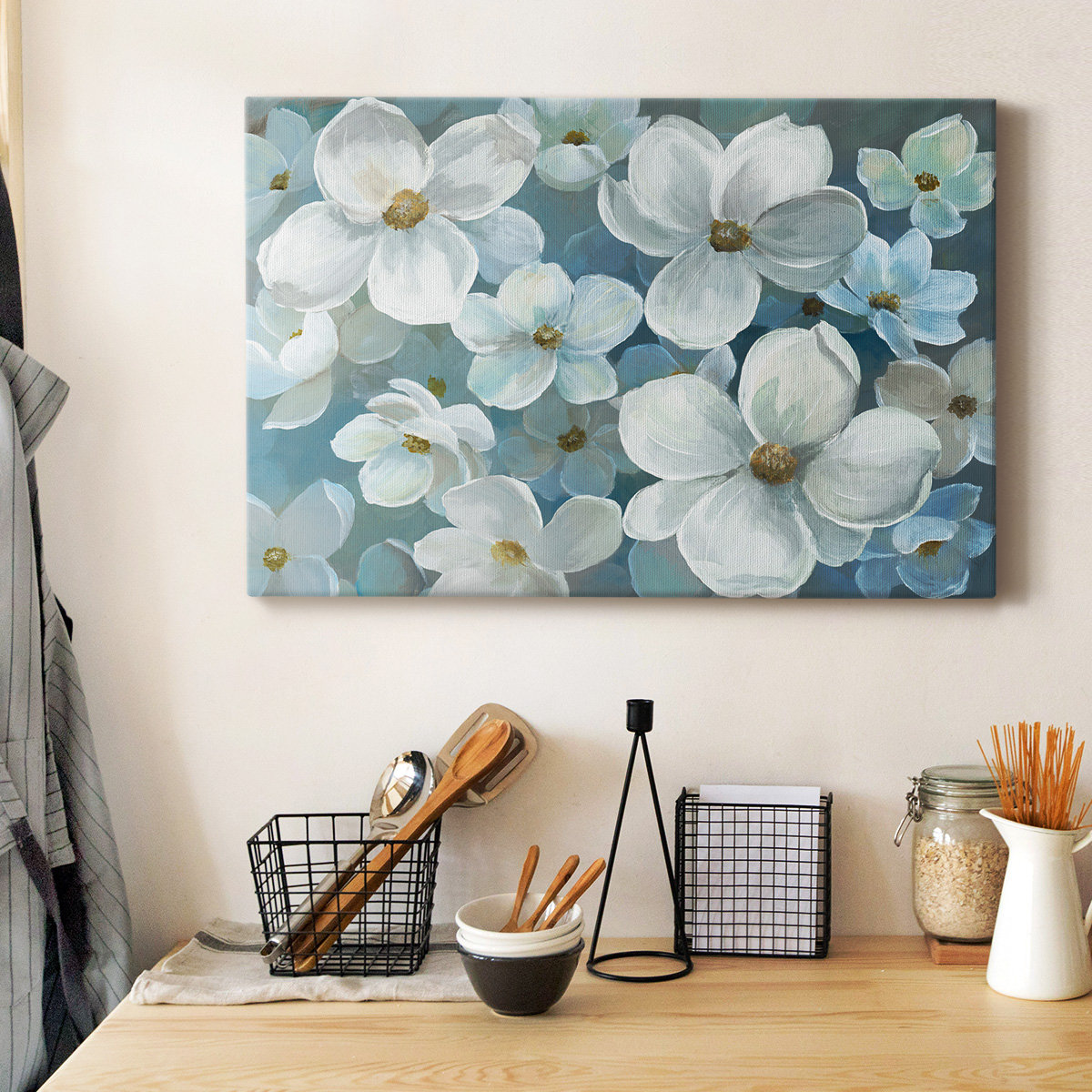 Winston Porter White Expression Premium Gallery Wrapped Canvas - Ready ...