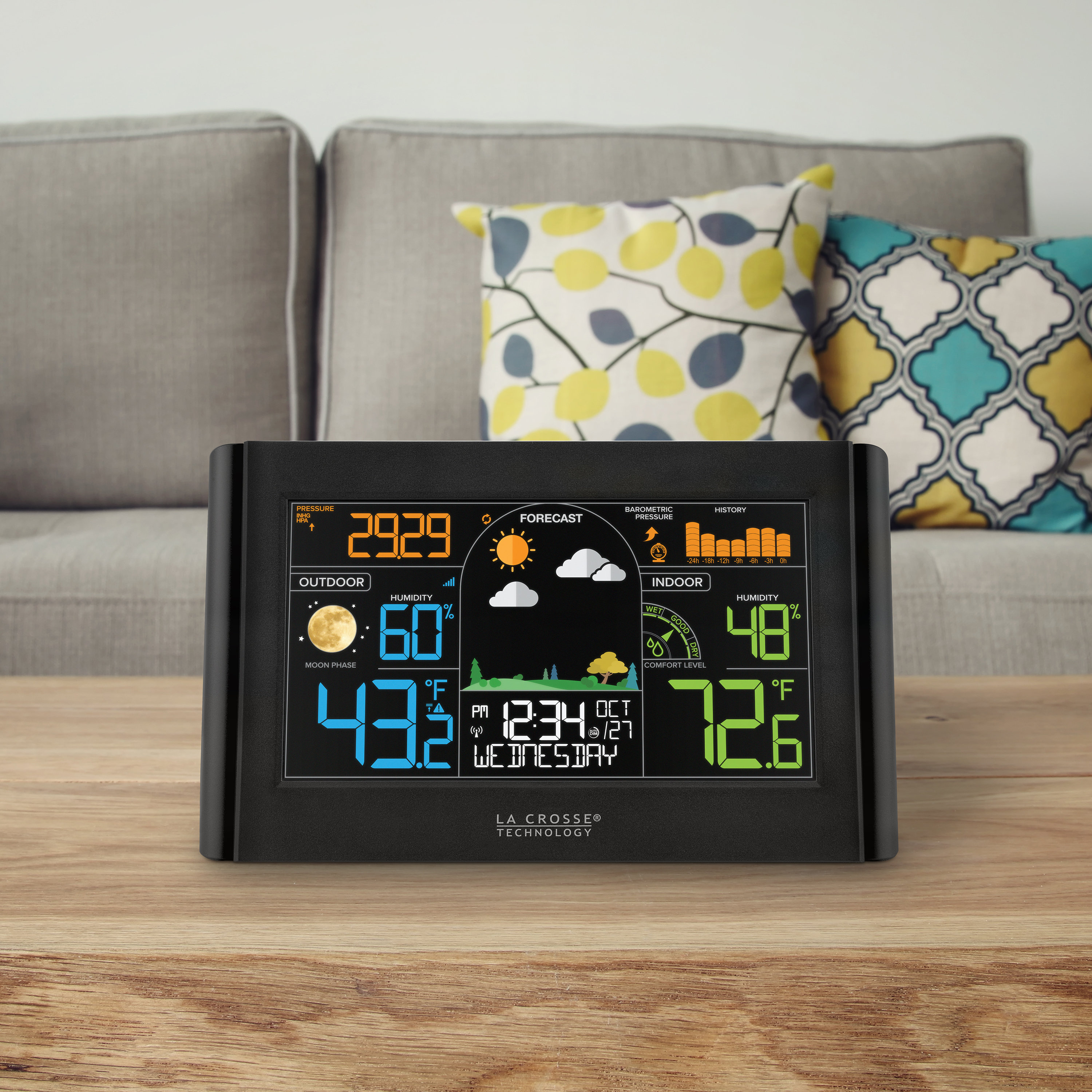 La Crosse Technology La Crosse Wireless Colour Weather Station ...