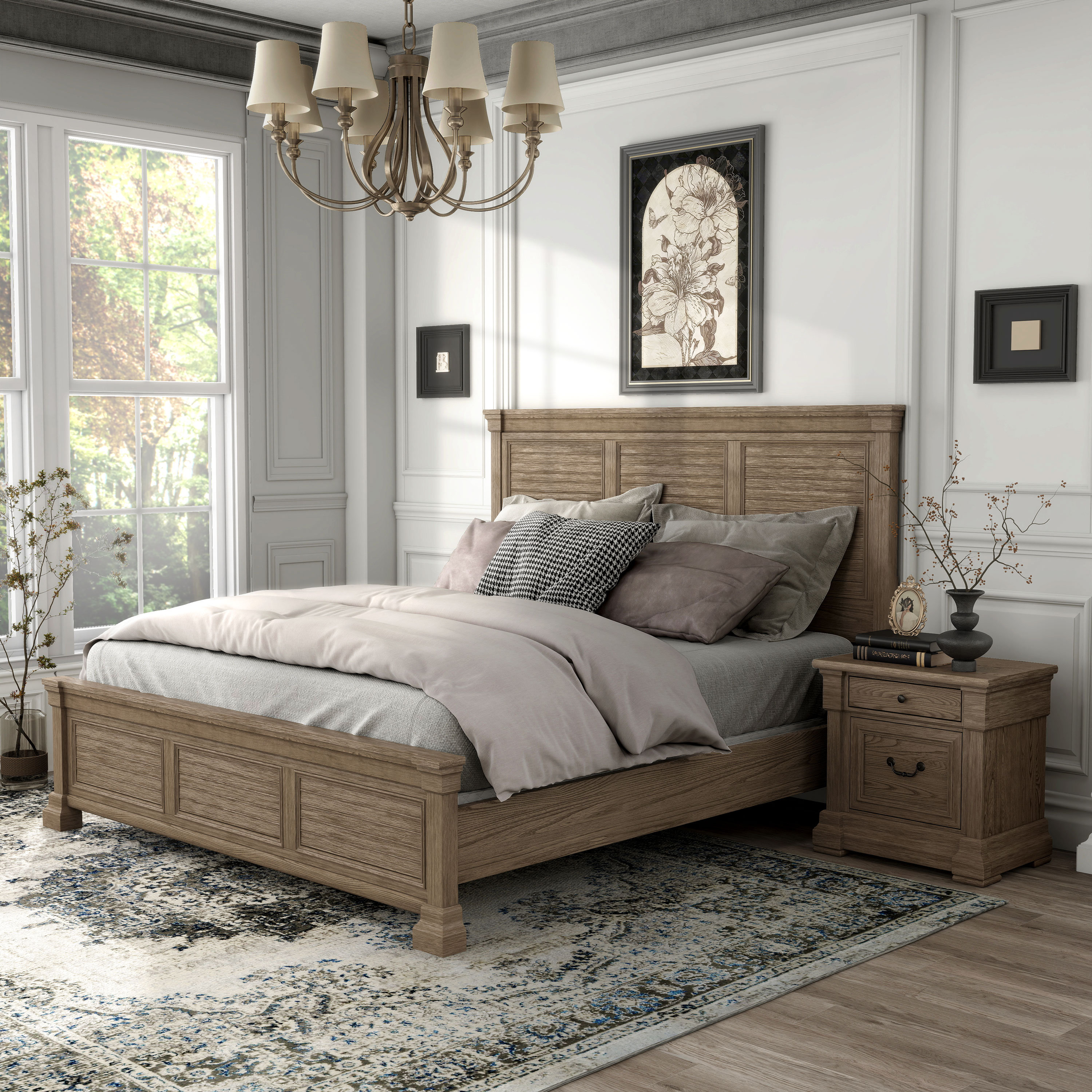 Lark Manor Laniel 2- Piece Bedroom Set (1 Bed + 1 Nightstand) - Wayfair ...