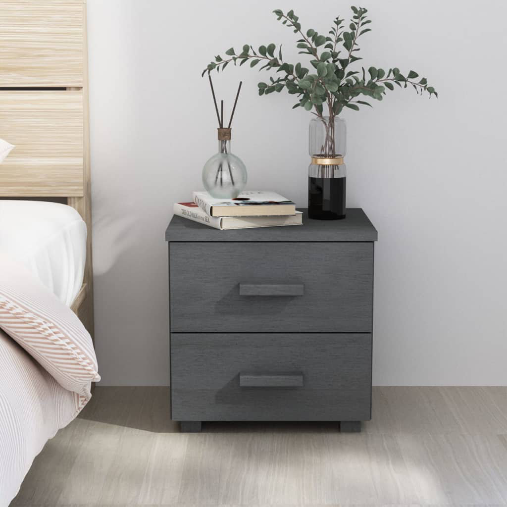 Latitude Run® Nightstand Bedside Table with 2 Drawers Bed Table Hamar ...