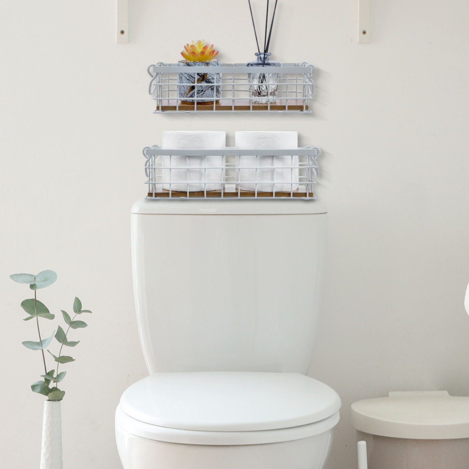 17 Stories 2-Piece Nesting Storage Baskets Crate - Wayfair Canada
