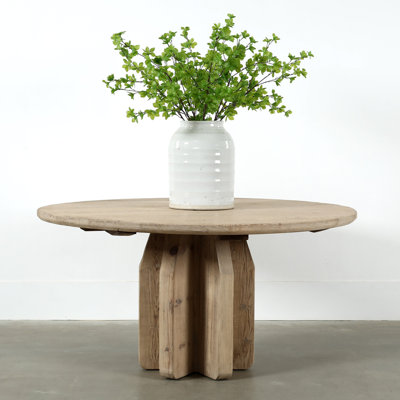 Lily's Living Round Solid Wood Dining Table | Wayfair