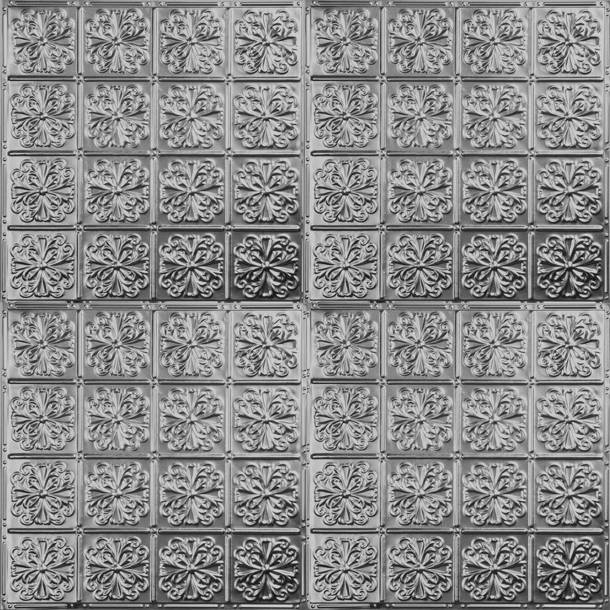 American Tin Ceilings American Tin Cellings Pattern #27 24 x 24 inch ...